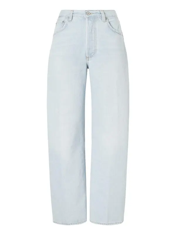 Citizens Of Humanity Ayla Baggy Mid-rise Wide-leg Jeans - Blue
