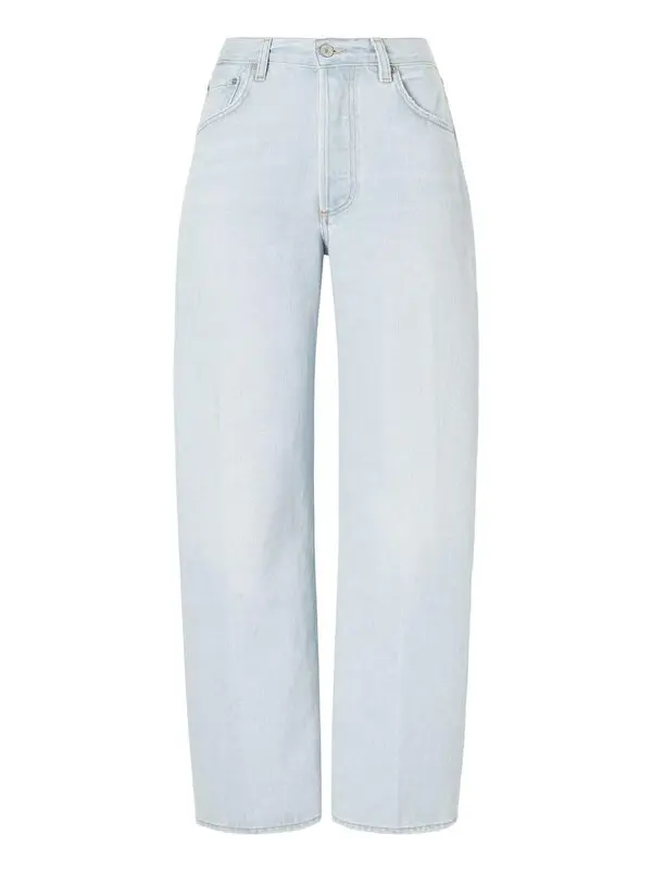 Citizens Of Humanity Ayla Baggy Mid-rise Wide-leg Jeans - Light Denim