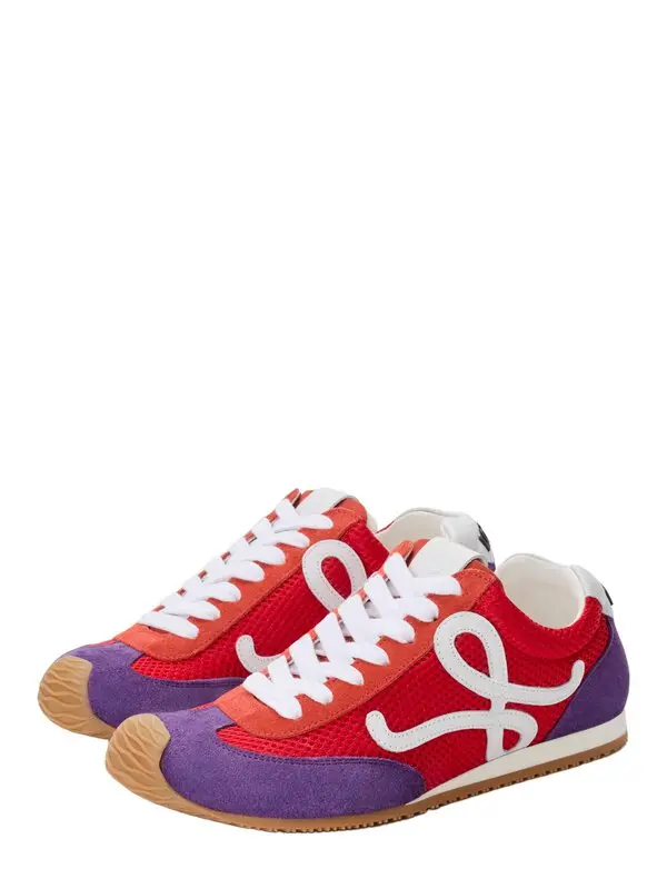 Loewe Ballet Runner 2.0 Sneakers - Red/white/purple