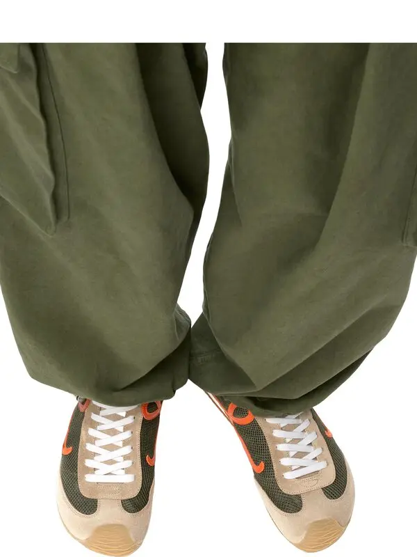 Loewe Ballet Runner 2.0 Sneakers - Khaki Green/orange/light Khaki
