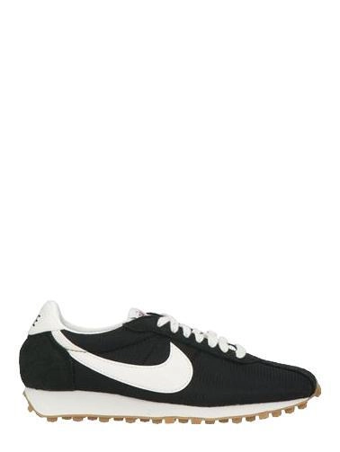 Nike Textile Fibers, Leather, Rubber Low-top Sneakers - Black