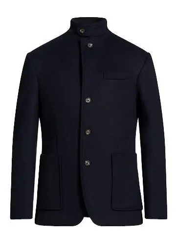 Eleventy Platinum Wool Cashmere Jacket - Blue