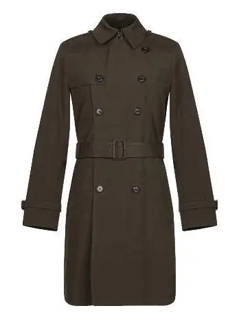 SEALUP Overcoat & Trench Coat Military Cotton, Polyester, Polyamide - Military Green
