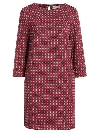 Liu Jo Jacquard Geometric-print Mini Dress - Pink