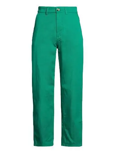 Momoni Straight-leg Gabardine Pants - Green