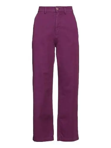 Momoni Straight-leg Gabardine Pants - Purple