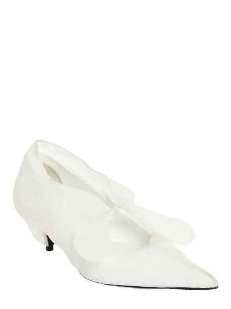 Proenza Schouler Slash Pointed Toe Pump - White