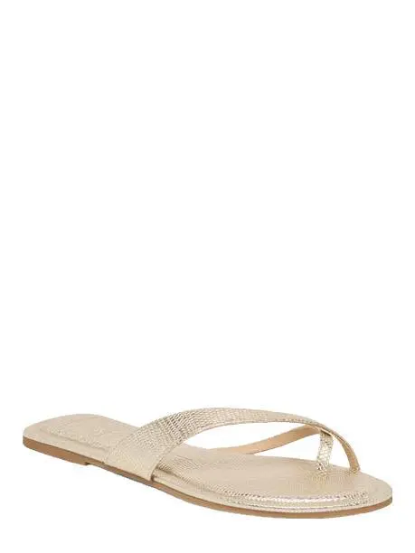 Dolce Vita Toe Loop Sandal - Platinum Embossed Stella