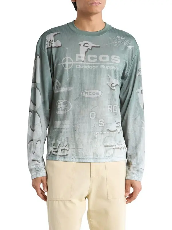 RC OUTDOOR SUPPLY Owens Long Sleeve T-shirt - Linchen Tree Bark