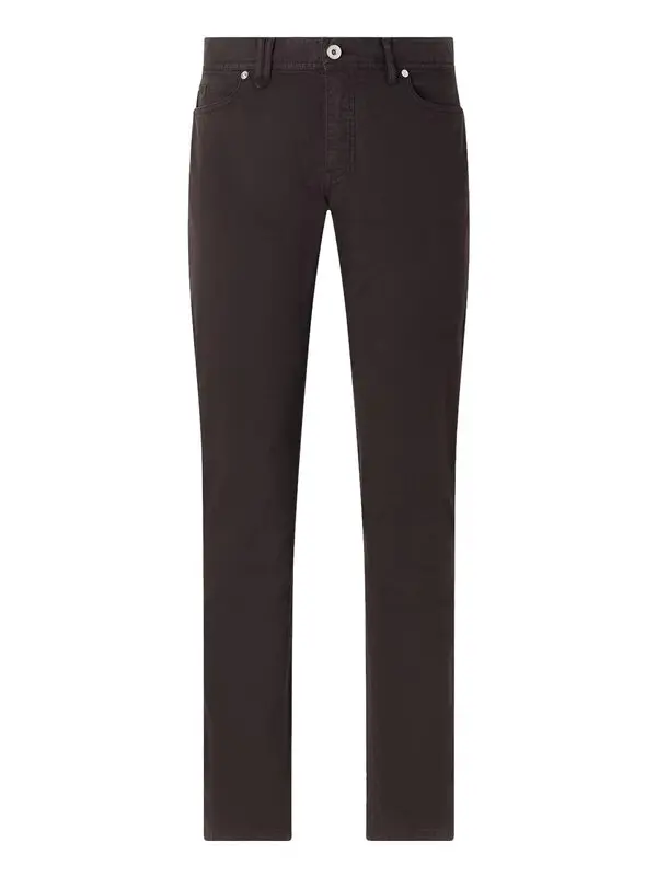 Brioni Meribel Straight-leg Jeans - Brown