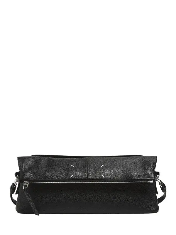MAISON MARGIELA 5ac Leather Crossbody Bag - Black