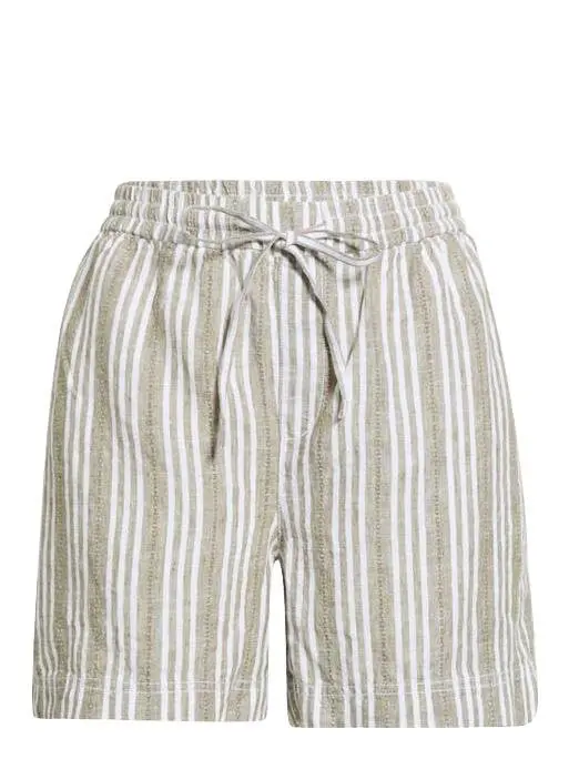 Tommy Bahama Beach Breeze Dobby Linen Striped Shorts - Sea Clay