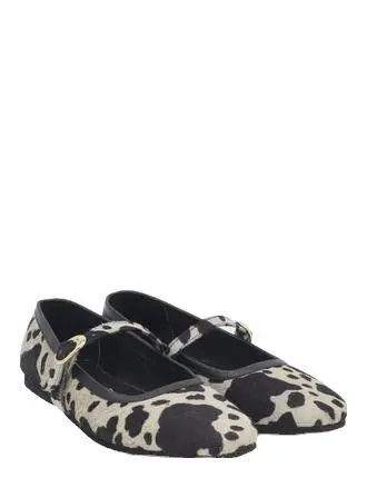 STIVALI NEW YORK Tribeca Mary Jane Ballet Flat - Black Cowhide Leather