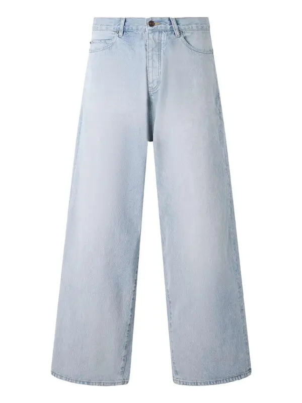Balenciaga Wide-leg Jeans - Blue