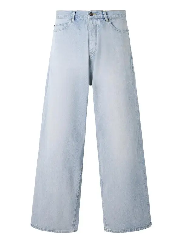 Balenciaga Wide-leg Jeans - Blue