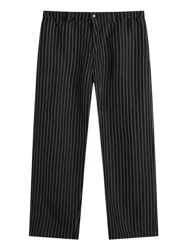 WILLY CHAVARRIA Toluca Pinstripe Pant - Black/white Stripe