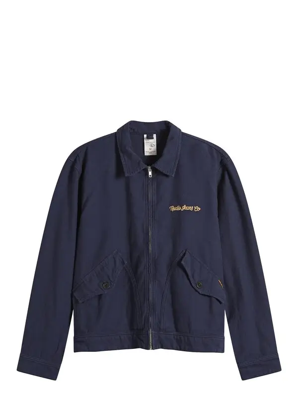 Nudie Jeans Blake Zip Jacket - Navy