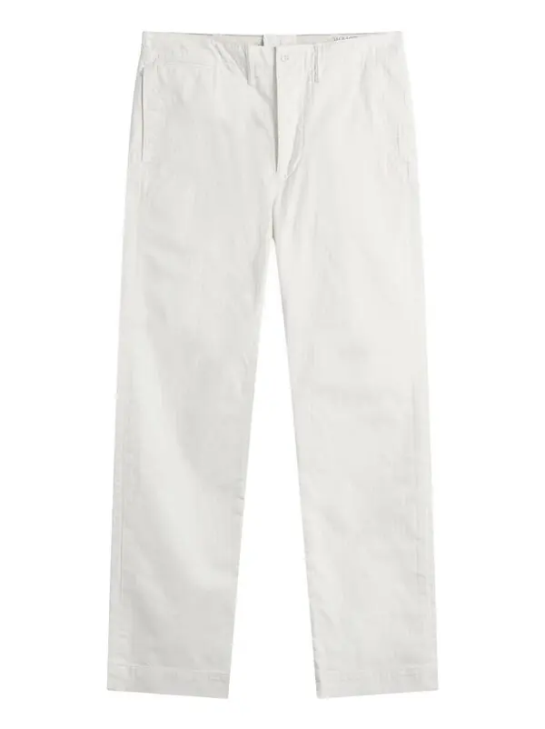 Ralph Lauren Officer's Herringbone Chinos - Antique White