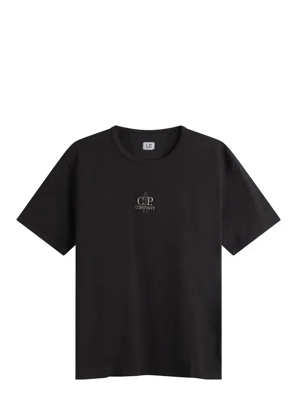 C.P. COMPANY Embroidered Sailor 1020 T-shirt - Black