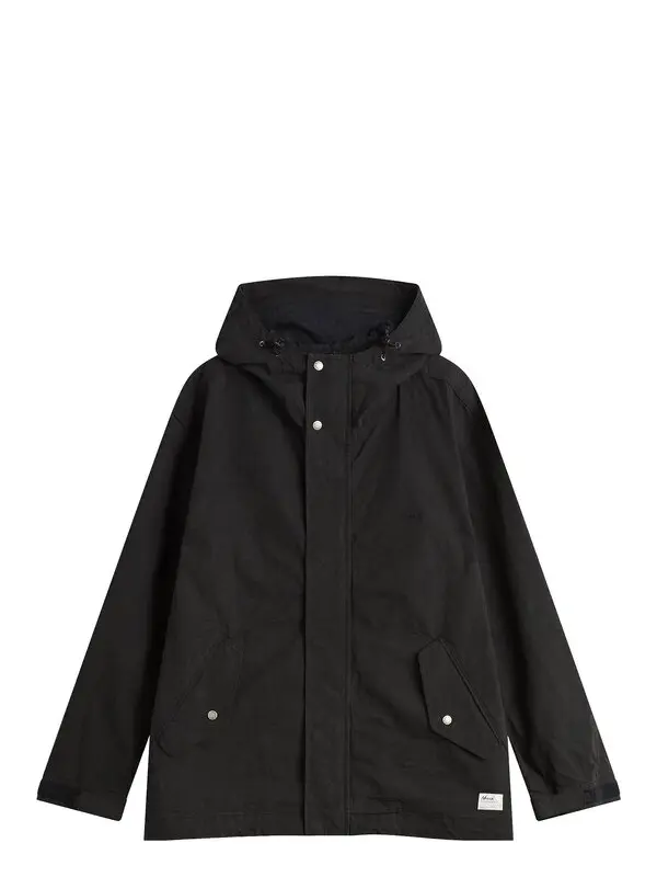 NANGA Dry Cotton Field Short Parka Jacket - Black