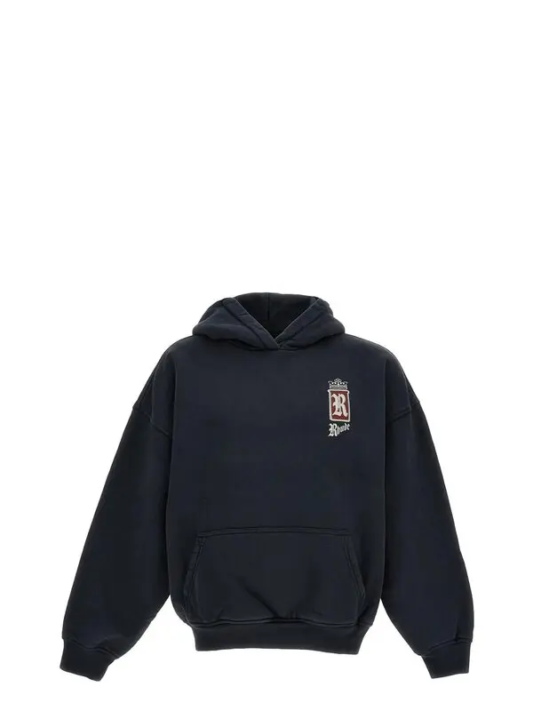 Rhude Cotton Hoodie - Black