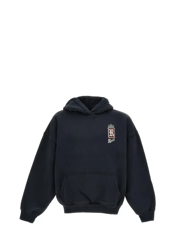 Rhude Cotton Hoodie - Nero