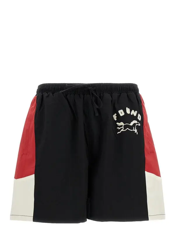 FOUND Athletic Color-block Shorts - Multicolor