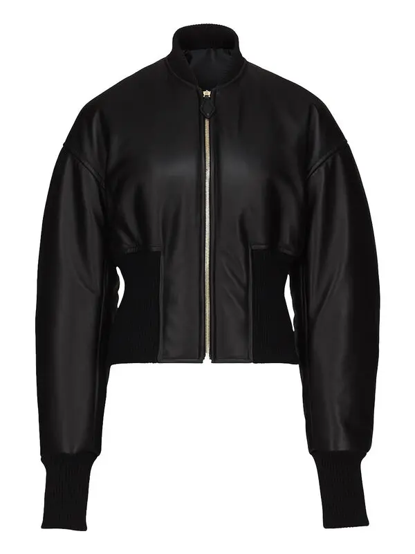 Alaïa Cinched Bomber - Noir Alaia