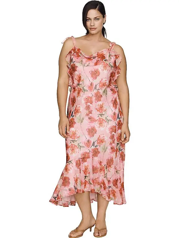 Astr The Label Neissa Slip Dress - Pink Floral