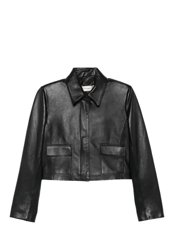 Nour Hammour Bleeker Cropped Jacket - Black