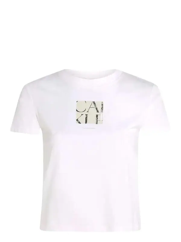 Calvin Klein Logo-detail T-shirt - White