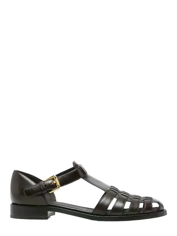 Church's Kelsey Cage-construction Leather Sandals - Brown