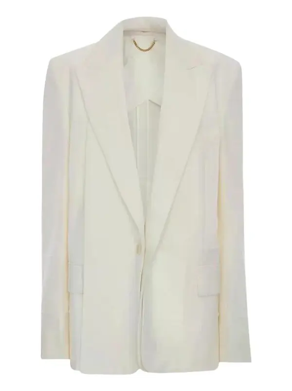 Victoria Beckham Wool-blend Blazer - Neutrals