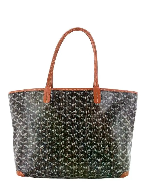 Goyard Artois Coated Canvas Pm Tote Bag - Black