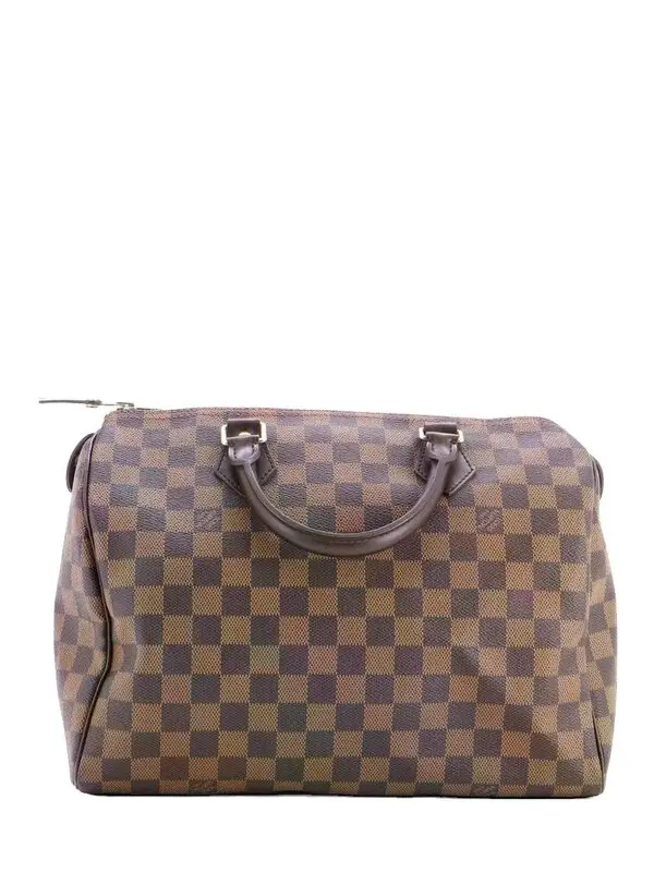 LOUIS VUITTON Speedy 30 Satchel Handbag Damier - Brown