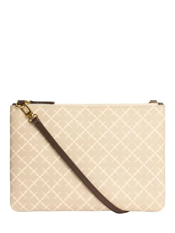 BY MALENE BIRGER Ivy Printed Clutch - Feather