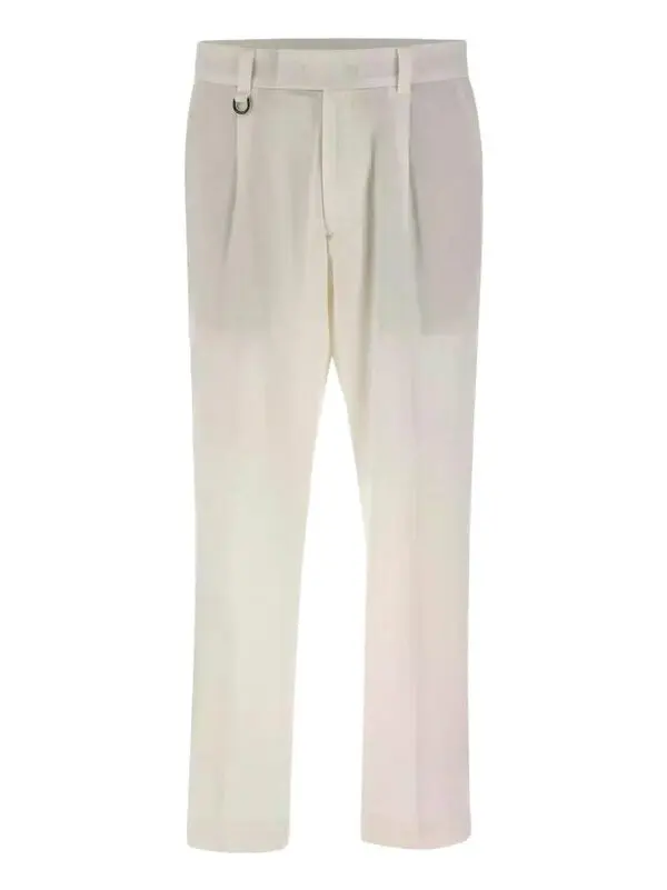 PAOLO PECORA Duomo Pleated Trousers - Neutrals