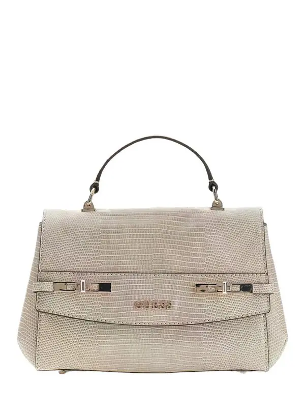 Guess Lizard-effect Chain Body Bag - Neutrals