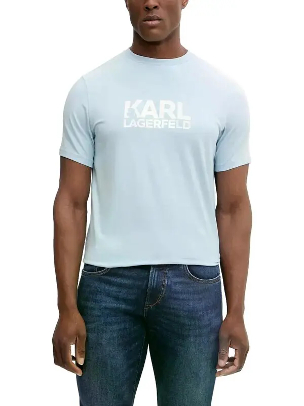 Karl Lagerfeld Logo-print T-shirt - Blue