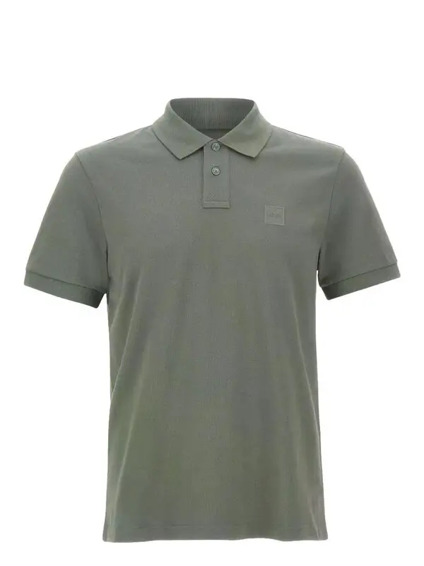 BOSS Passenger Logo-patch Polo Shirt - Green