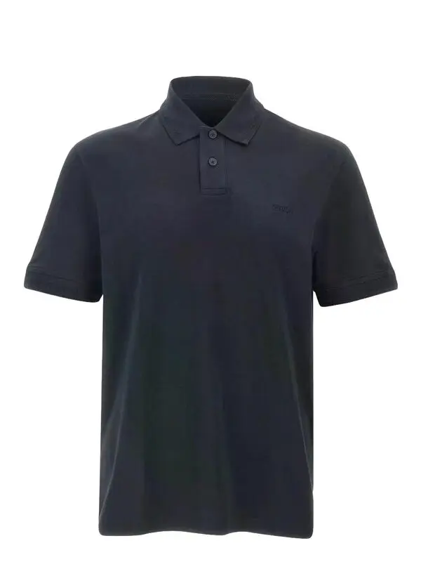 BOSS Interlock Cotton Polo Shirt - Blue