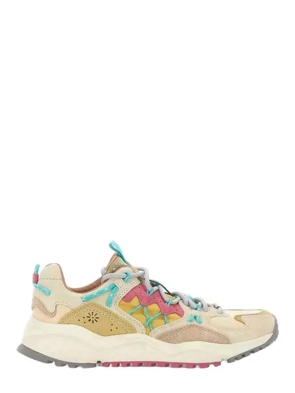 FLOWER MOUNTAIN Yamabushi Panelled Sneakers - Neutrals
