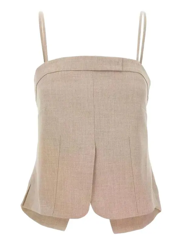 THE GARMENT Pisano Front-slit Top - Neutrals