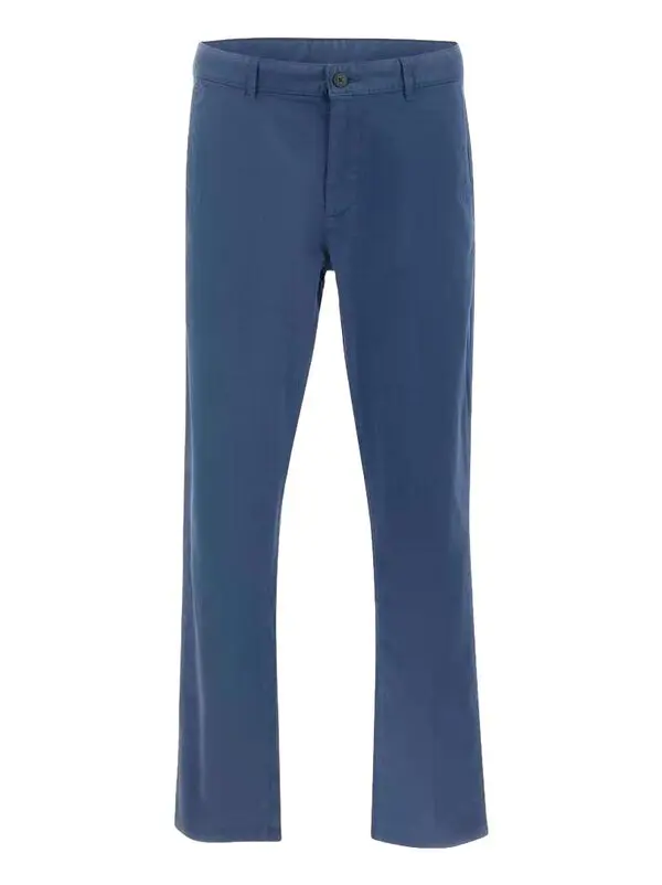 BOSS Slim-fit Chino Trousers - Blue