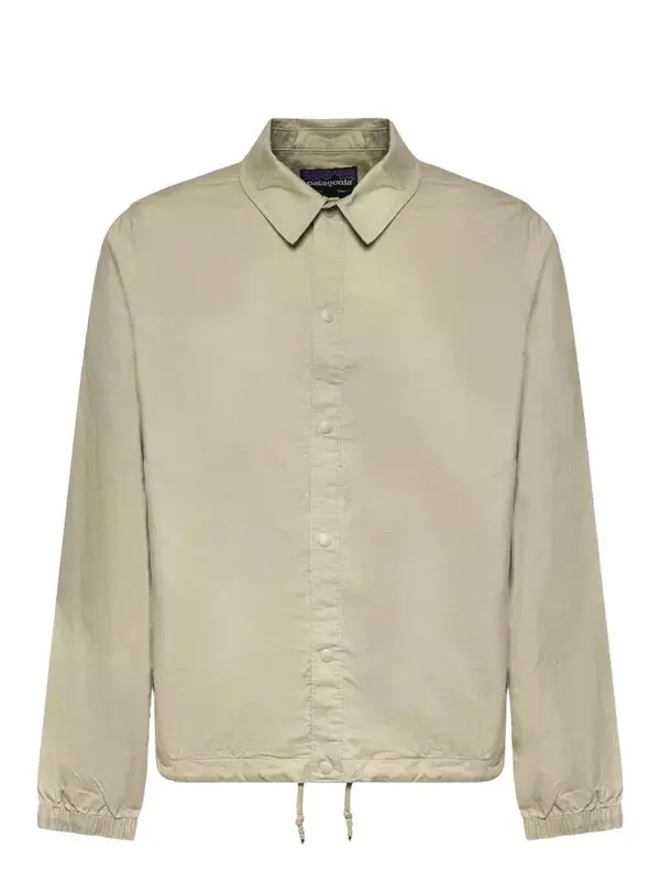 Patagonia Logo-patch Drawstring Jacket - Neutrals