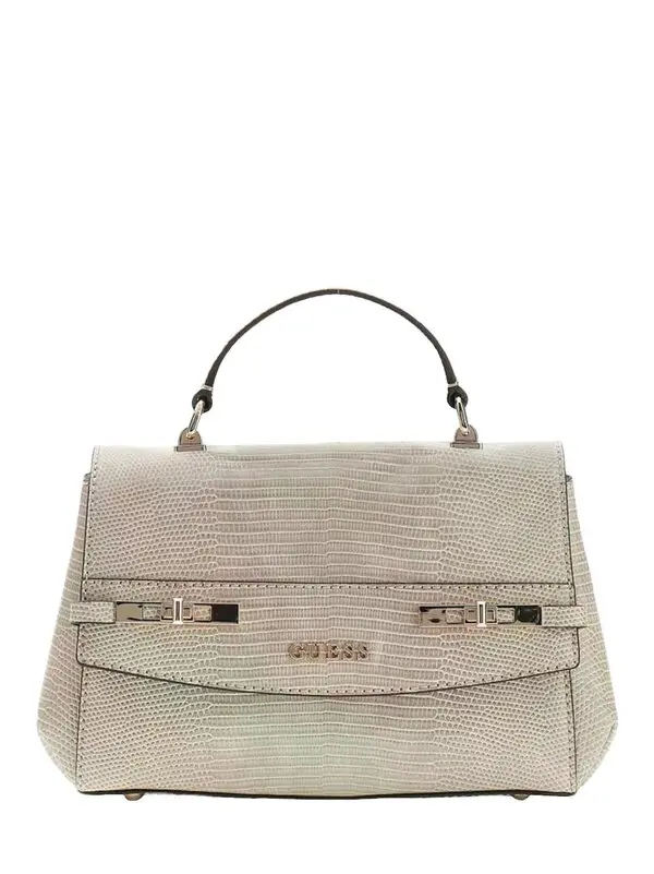 Guess Lizard-effect Chain Body Bag - Neutrals