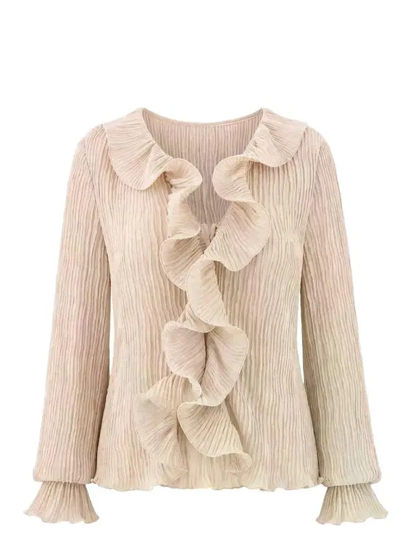 Guess Ruffled Blouse - Neutrals