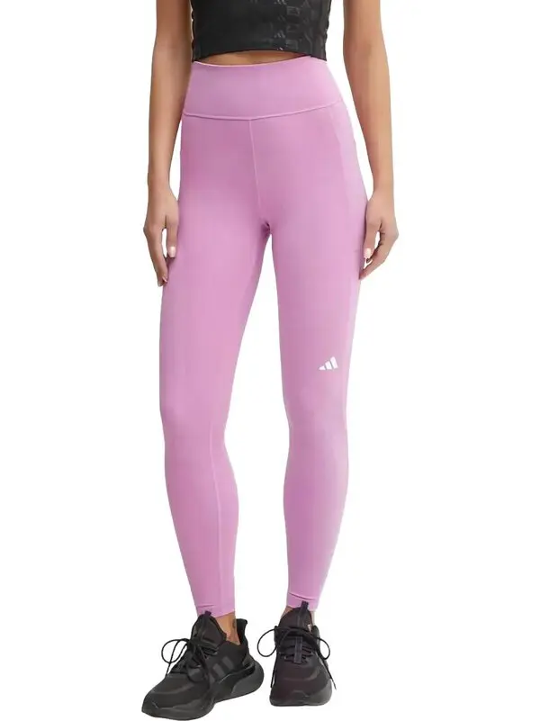 Adidas Own The Run Striped-detail Leggings - Pink