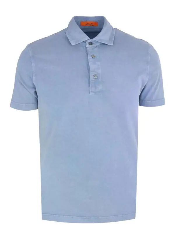 DRUMOHR Short-sleeve Polo Shirt - Blue