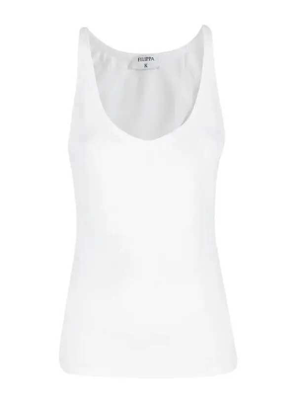 Filippa K V-neck Tank Top - White